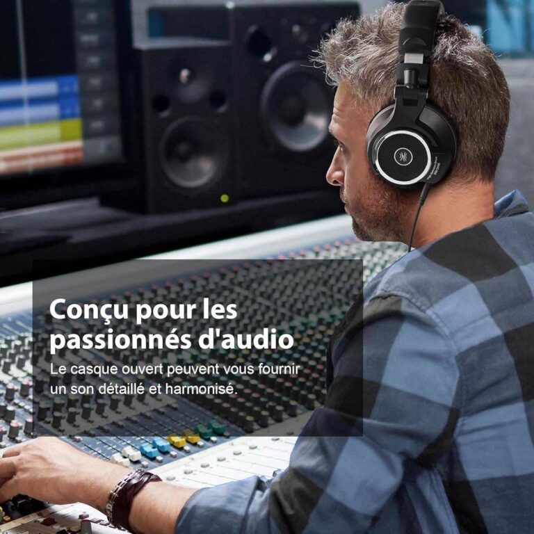 Casque Studio, enregistrement et mixage OneOdio Monitor 80 - Rekfi ...