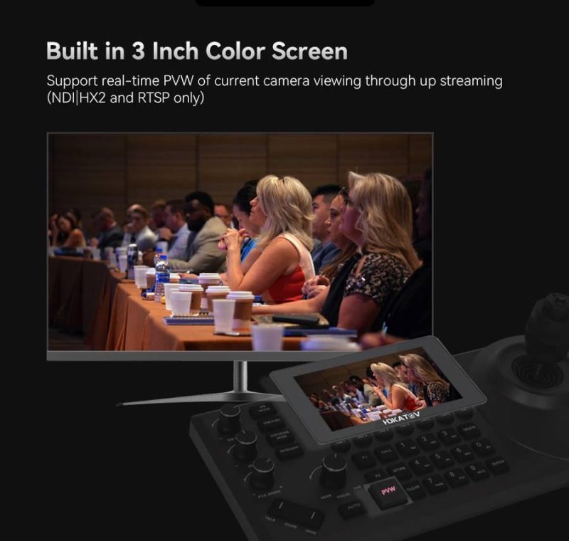 Contrôleur de caméra IP VISCA PTZ NDI Kato Vision KC20N - Rekfi Dakar Sénégal